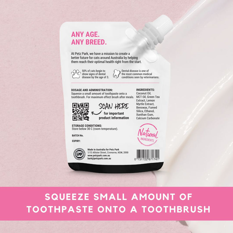 Premium Cat Toothpaste in Australia - No Rinsing Required! | Petz Park